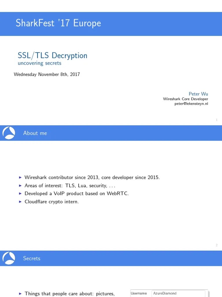 Ssl Tls Decryption Techniques Pdf Transport Layer Security Public