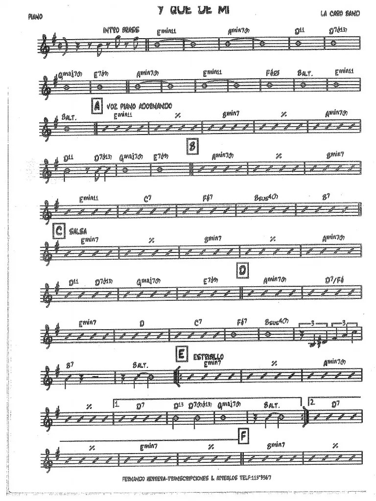 Caro Band Y Que De Mi Pdf Filename Utf 8 Caro Band Y Que