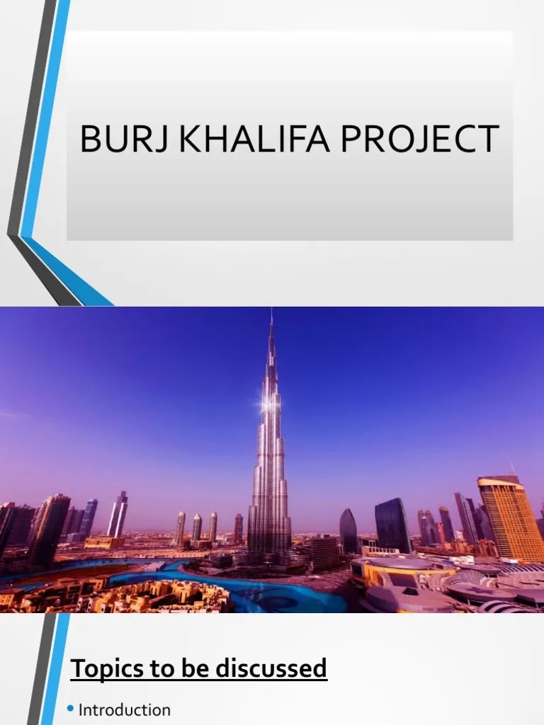 Burj Khalifa Project | PDF | Project Management | Dubai
