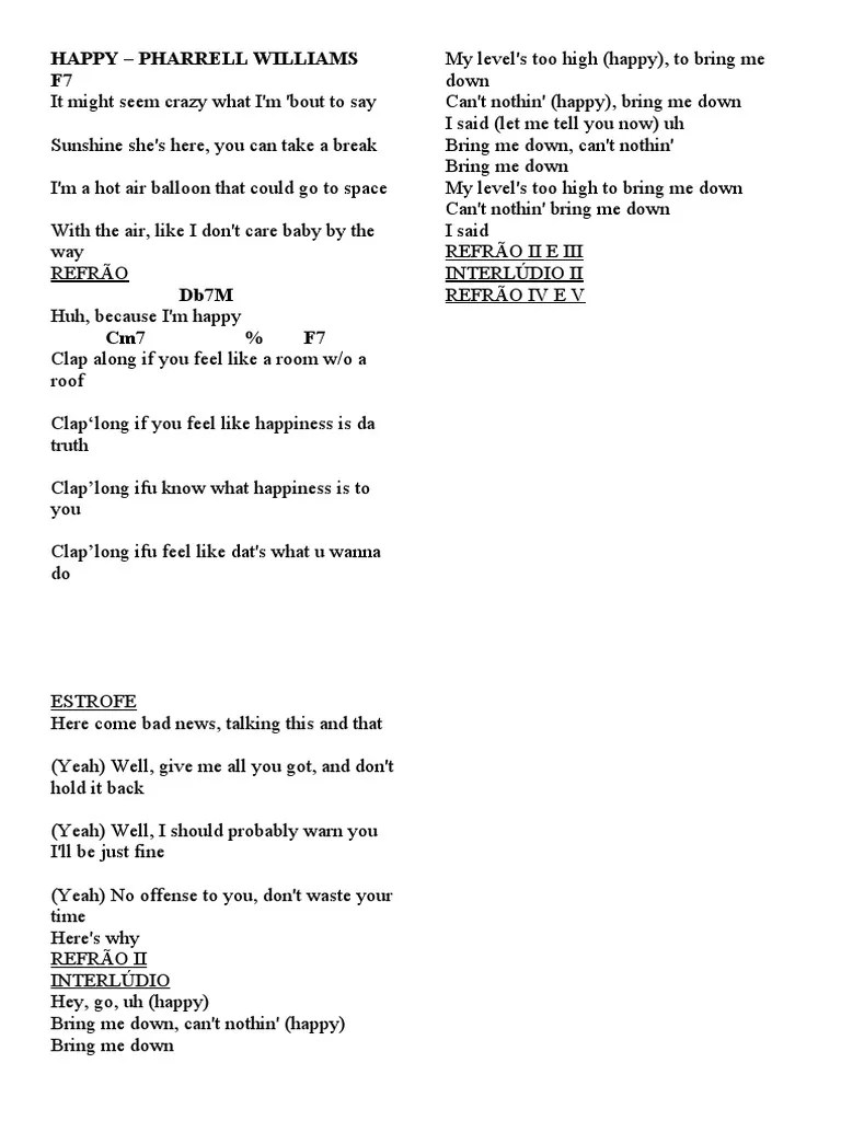 Happy Pharrell Williams Pdf