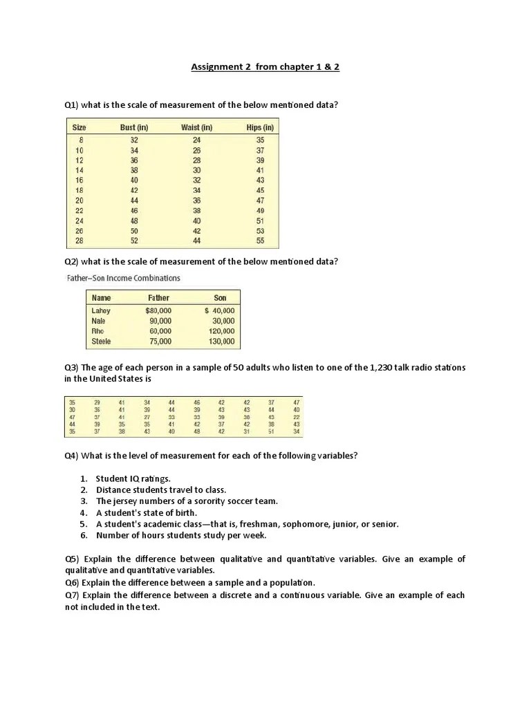 Measurement Scales And Data Analysis Pdf Level Of Measurement