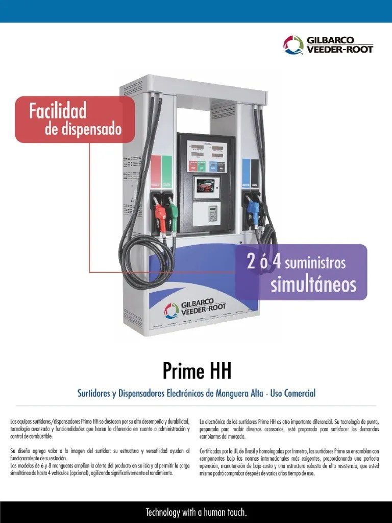 Catalogo Del Dispensador Prime Hh Gilbarco Pdf Pdf