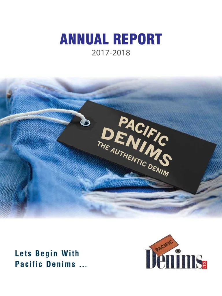 Pacific Denims Limited Annual Report 2018 Pdf Companies Corporations