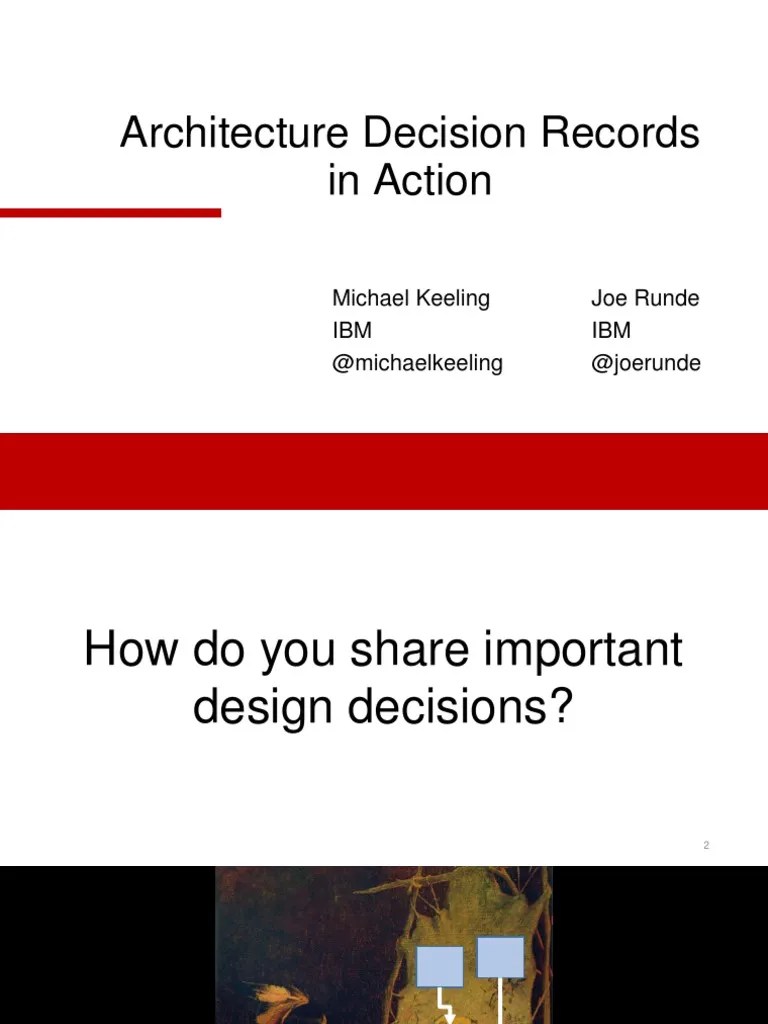 Architecture Decision Records Pdf Peer Review Software Architecture