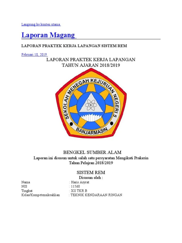 Contoh Laporan Pdf