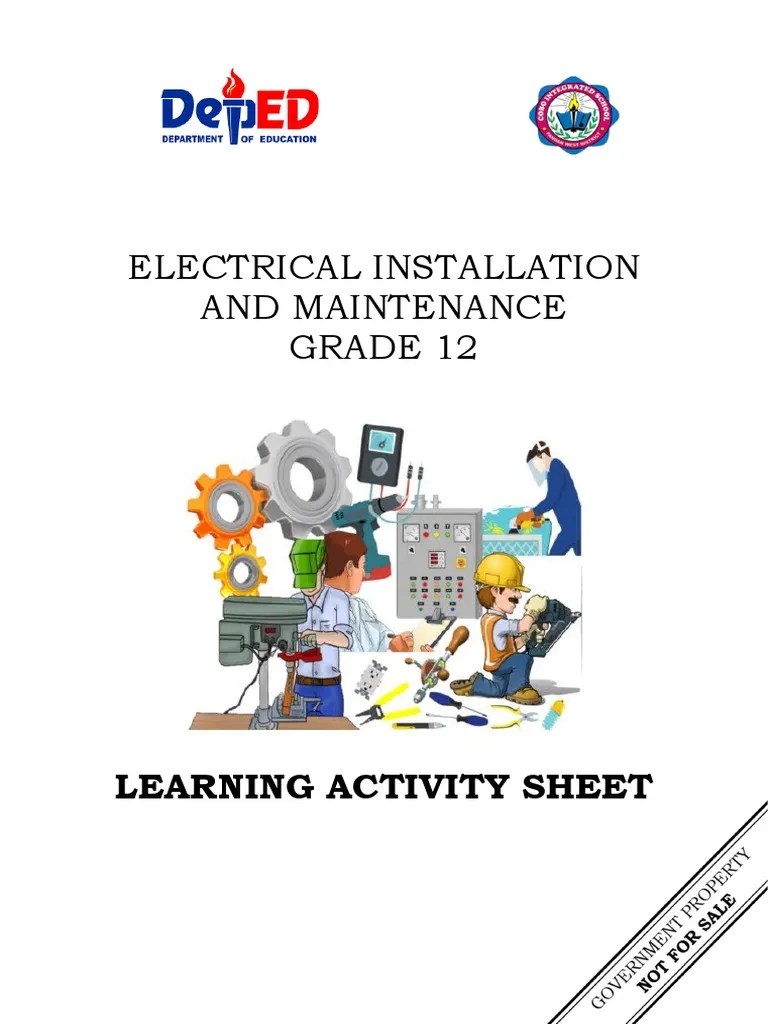 Electrical Installation And Maintenance Grade 12 Pdf Electrical