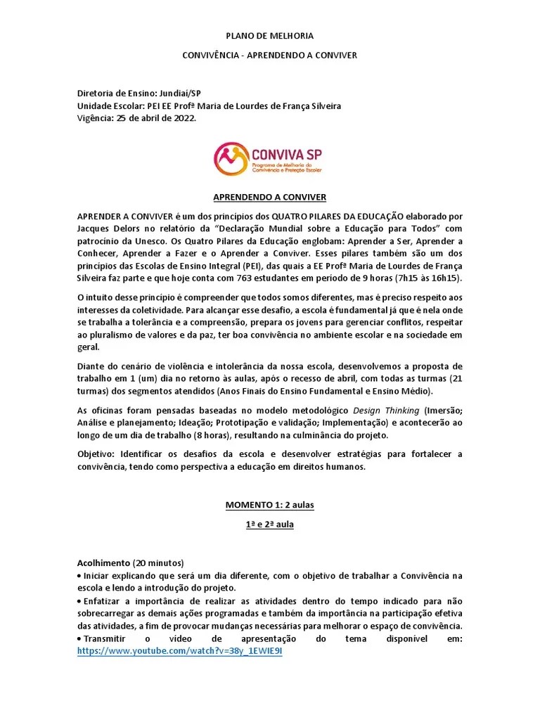 Aprendendo A Conviver Pdf Comunicação