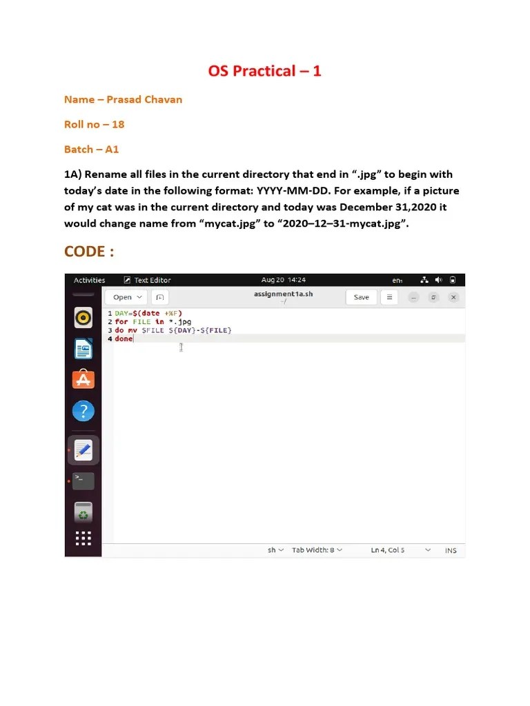 Os Practical 1 Pdf