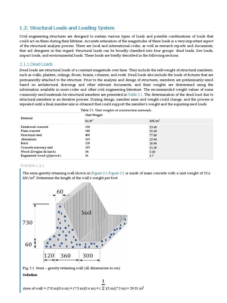 1 2 Structural Loads And Loading System Engineering Libretexts