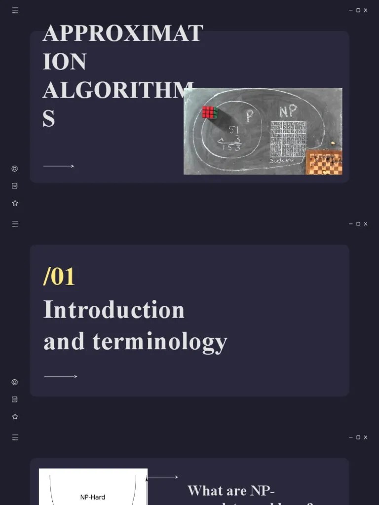 Overview Of Approximation Algorithms Pdf Time Complexity