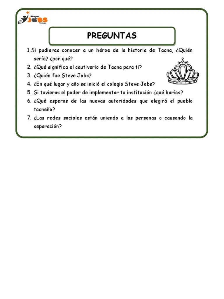 Preguntas Para El Reinado | PDF