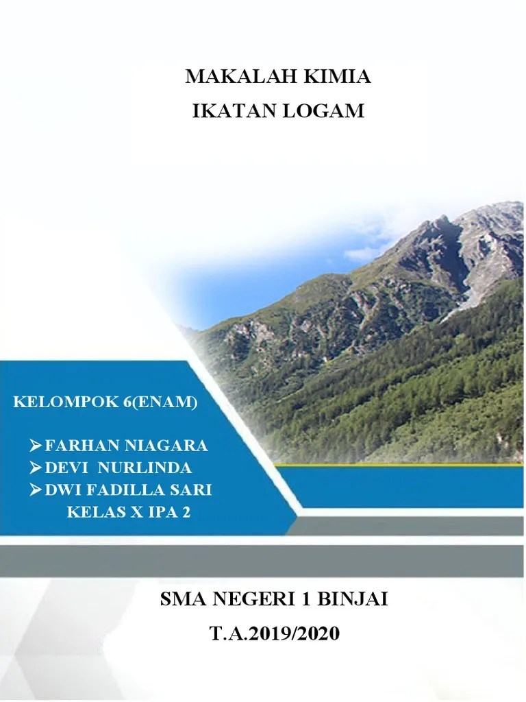 Makalah Kimia Ikatan Logam Pdf