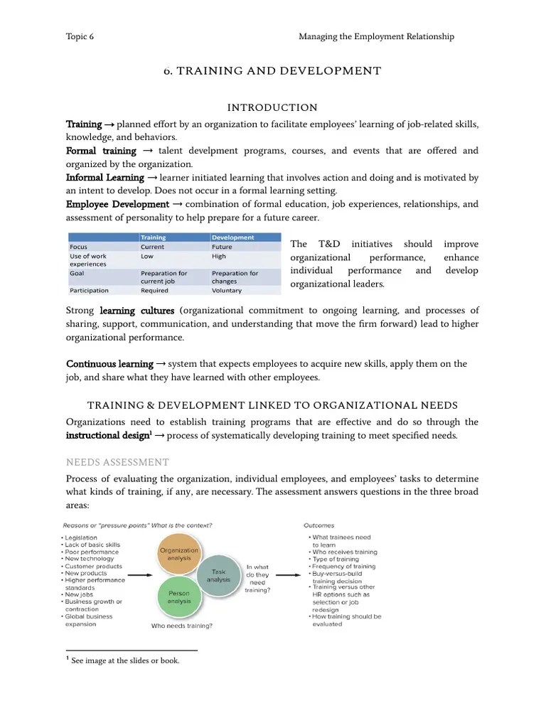 Effective Training Development Strategies Pdf Learning Employment