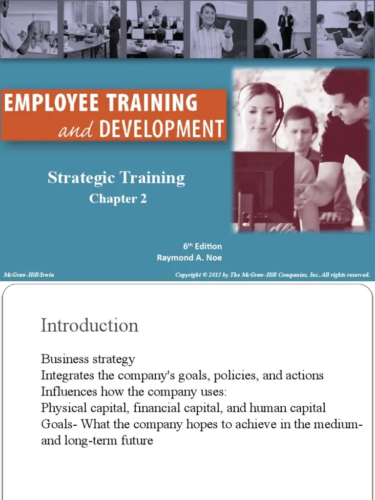 Strategic Training And Development Process Pdf