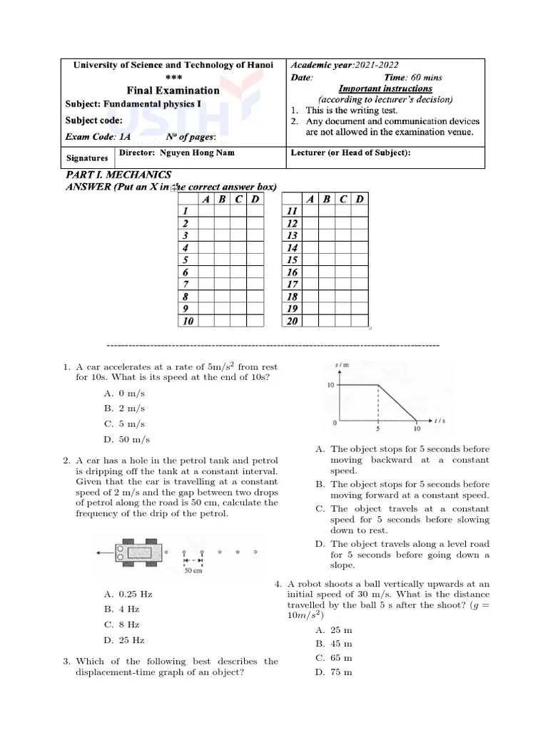 Physics Problems On Motion And Thermodynamics Pdf Friction Force