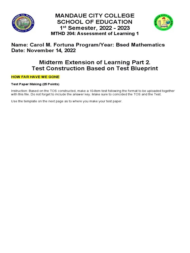 Mthd 204 Midterm Extension Of Learning Part 2 Pdf Trigonometric