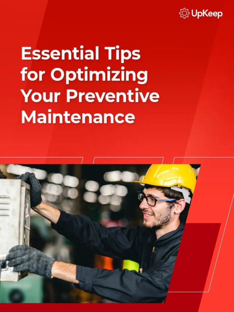 Whitepaper Essential Tips For Optimizing Your Preventive Maintenance