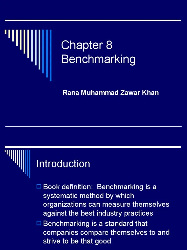 Benchmarking Lecture Pdf Benchmarking Economies