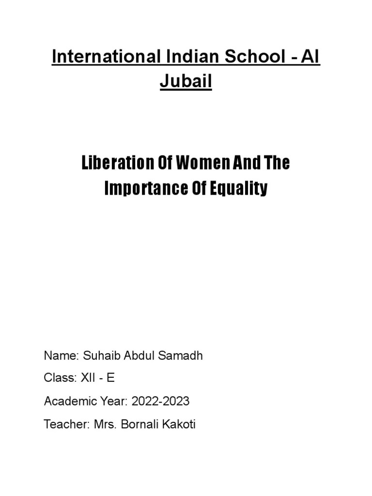 English Essay On Women Empowerment | PDF | Empowerment | Woman