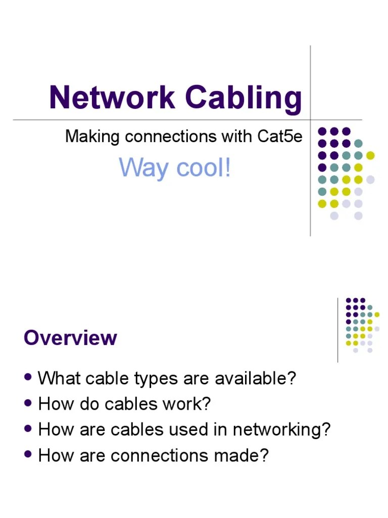 Cat5e Network Cabling Guide Pdf