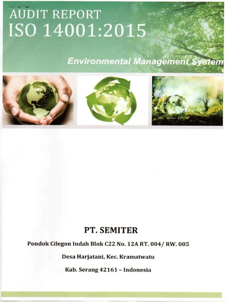 Iso 9001 2015 Recertification Audit Summary Report For Pondok Cilegon