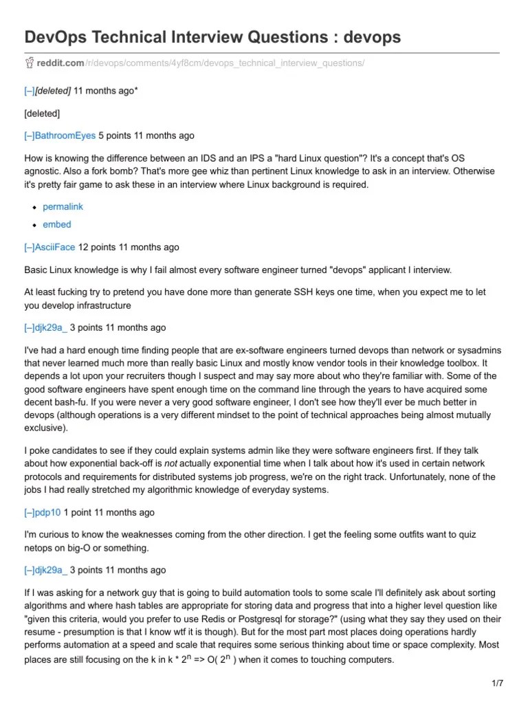 Devops Interview Questions Overview Pdf Software Engineering