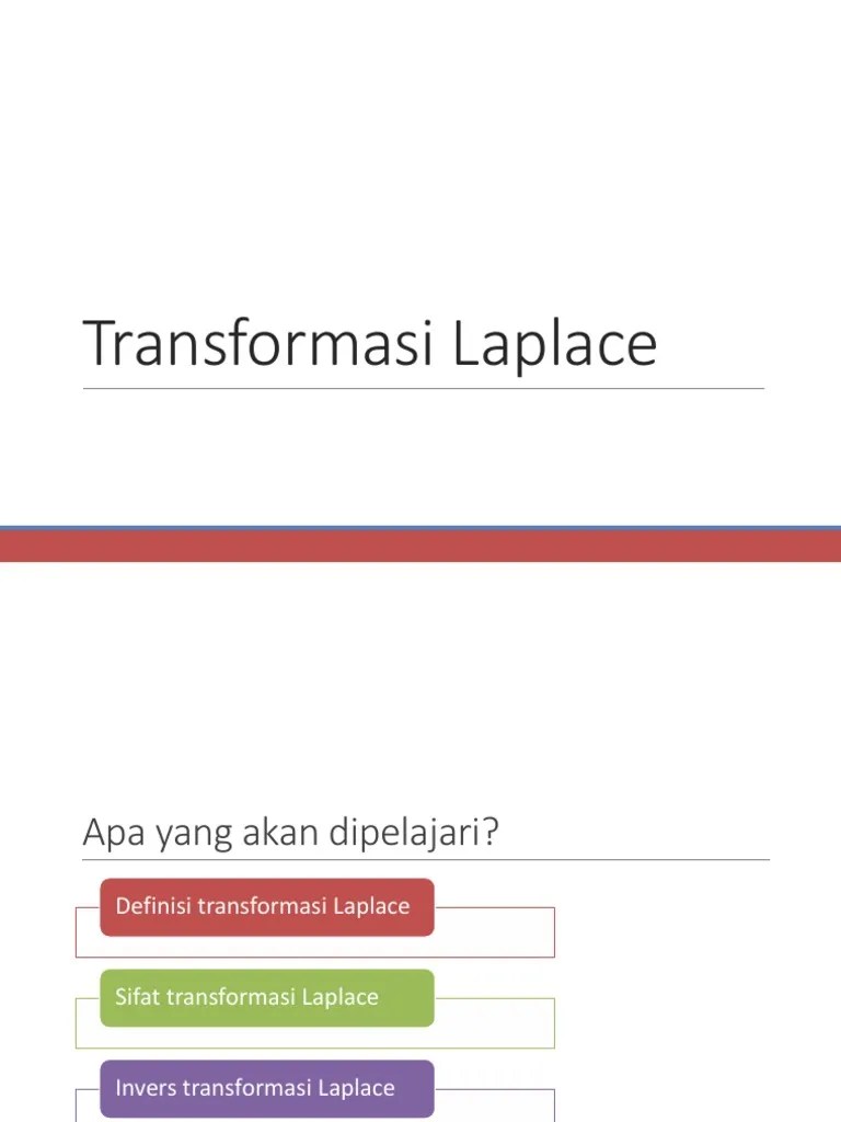 Transformasi Laplace - Part 1 | PDF