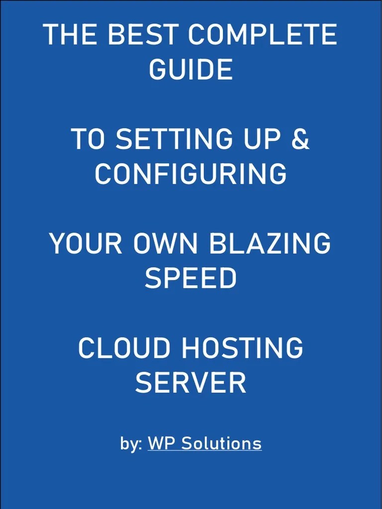 Cloud Server Guide V1 0 Pdf Backup Domain Name System