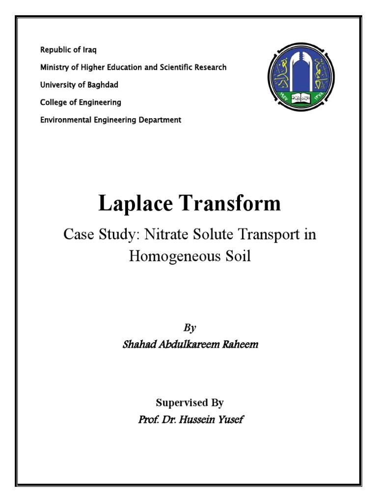 Laplace Transformhh | PDF | Laplace Transform | Analysis