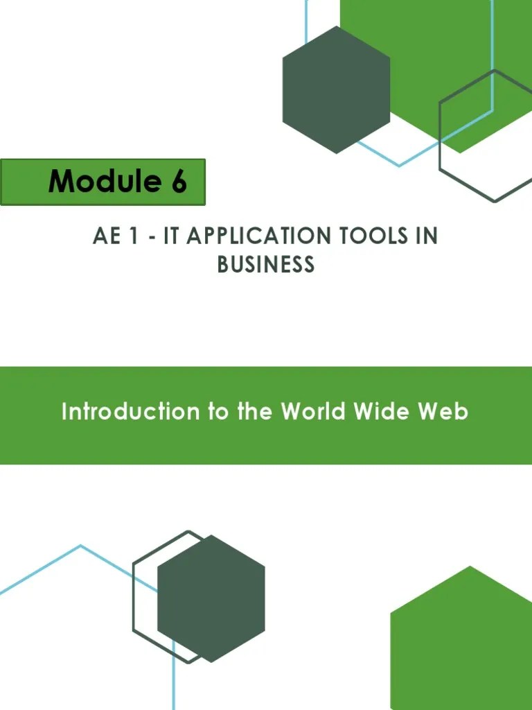 Module 6 Ae 1 Intro To World Wide Web Pdf Instant Messaging
