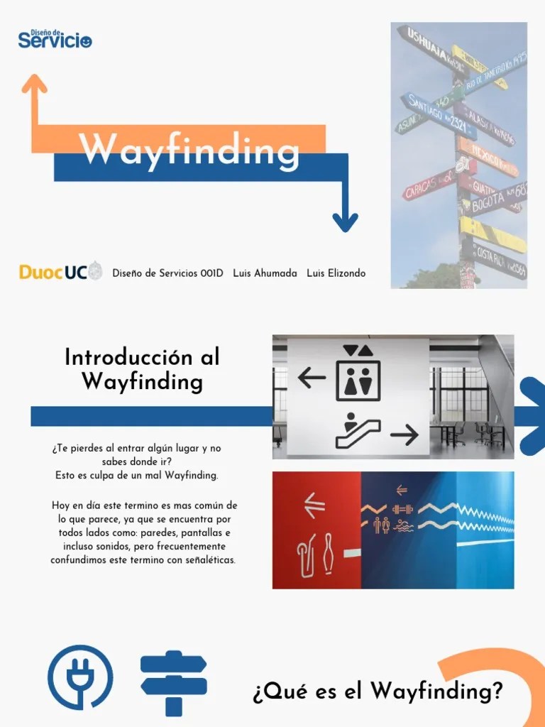 Introducción Al Wayfinding Y Su Diseño Pdf Información Ciencia