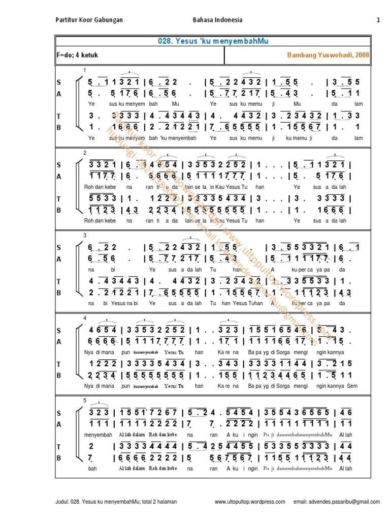 Yesus Ku Menyembahmu | PDF