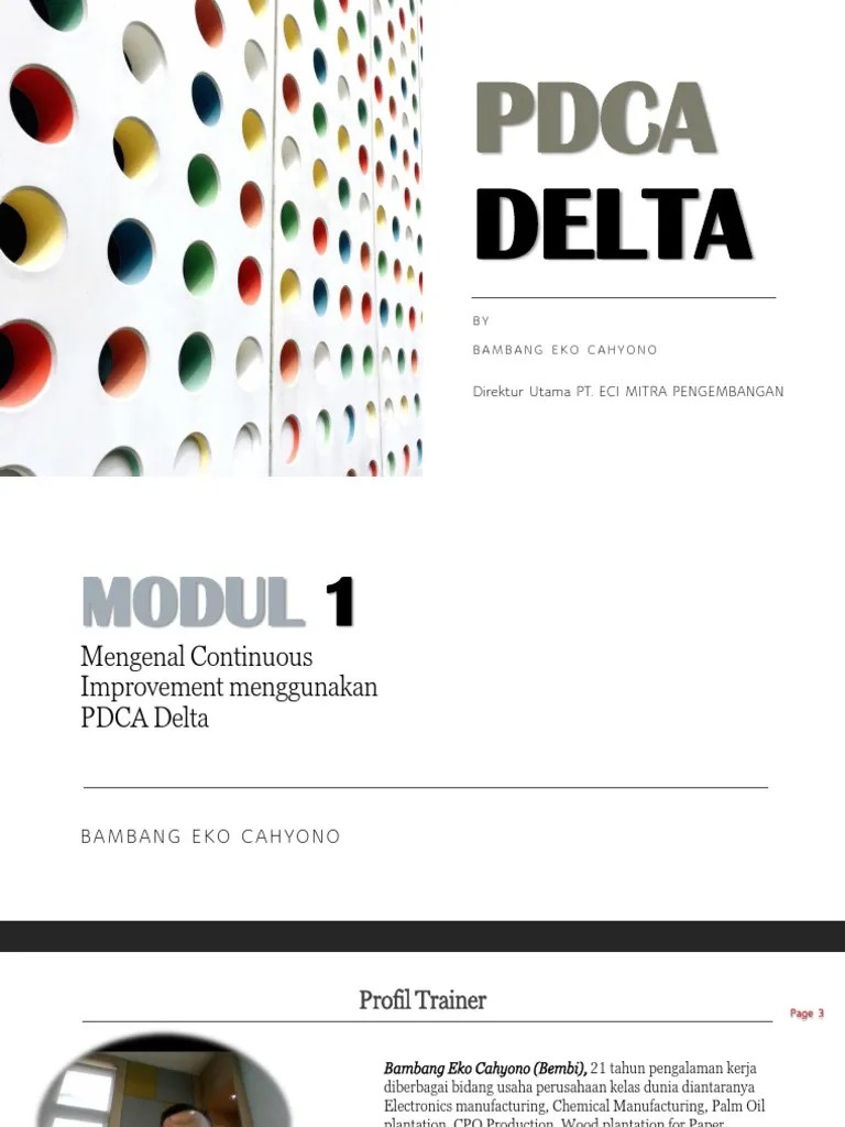 Pdca Delta Untuk Perbaikan Berkelanjutan Pdf