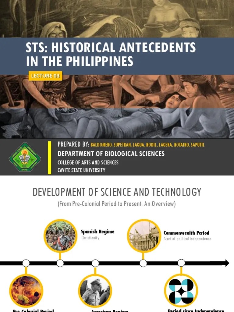 3-Historical Antecedents Of Science And Technology In The Philippines ...