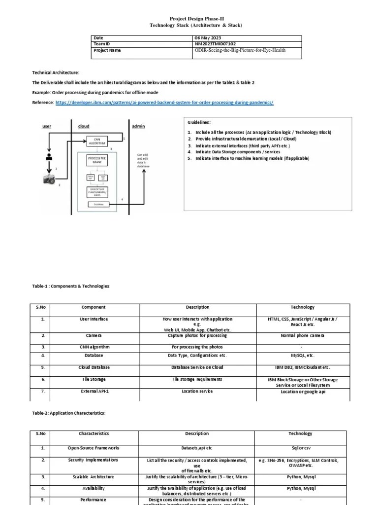 Odir Eye Health Project Architecture Guide Pdf