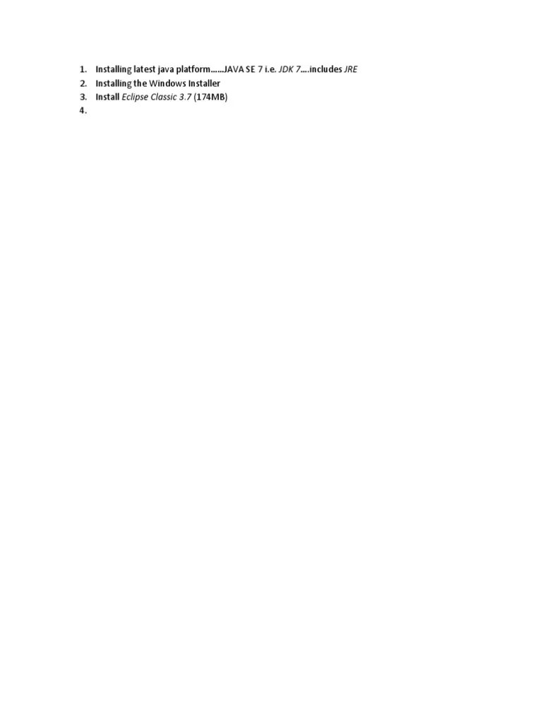 Installation Steps Pdf