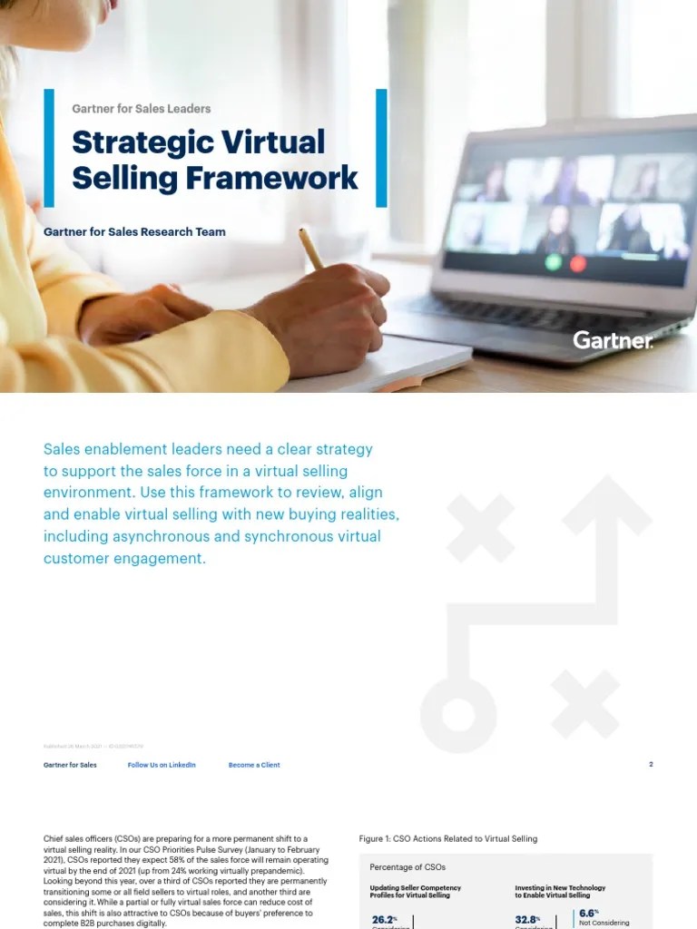 Sales Virtual Selling Framework Update Pdf Sales Cloud Computing