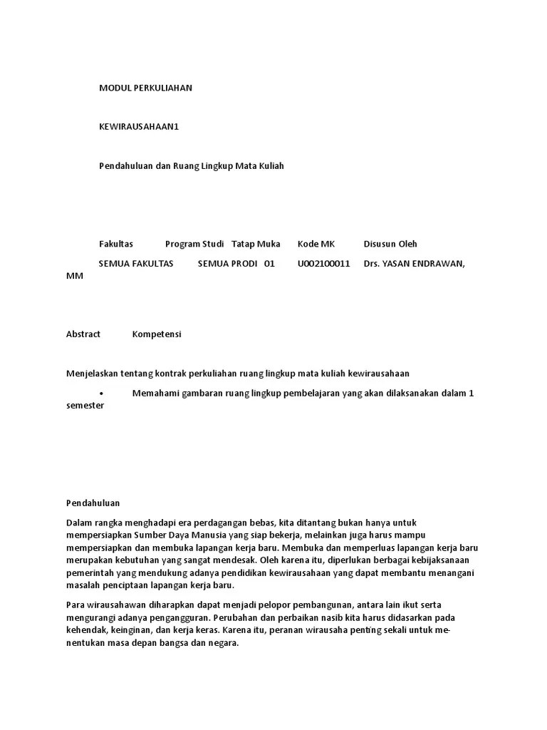 Modul Perkuliahan Pdf