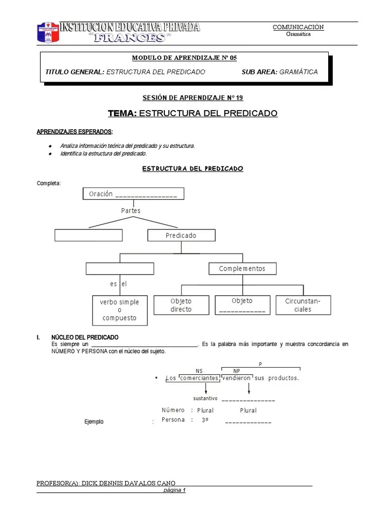 Gramatica 5to Pdf Verbo Objeto Gramática