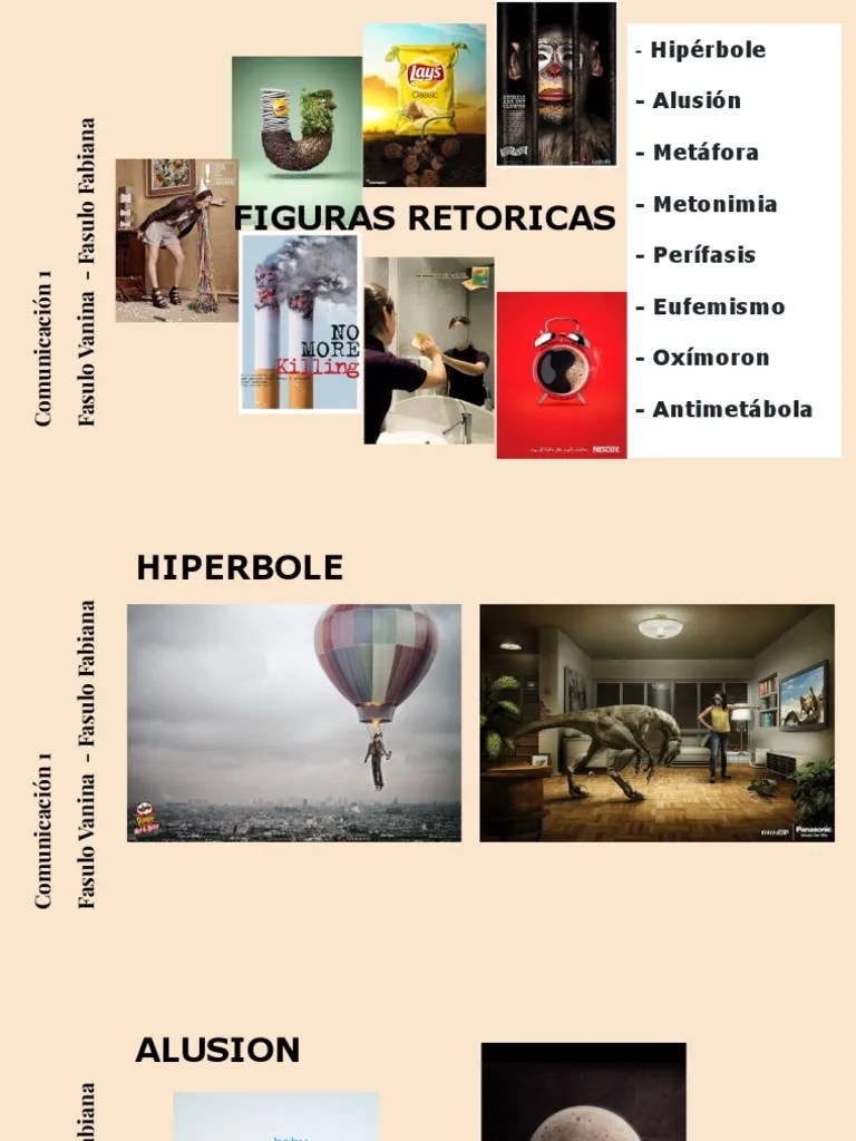 Figuras Retoricas Pdf Metáfora Comunicación