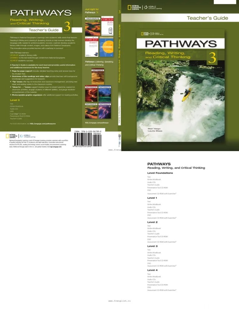 Pathways 1ed Rw 3 Tg Pdf Reading Comprehension Critical Thinking