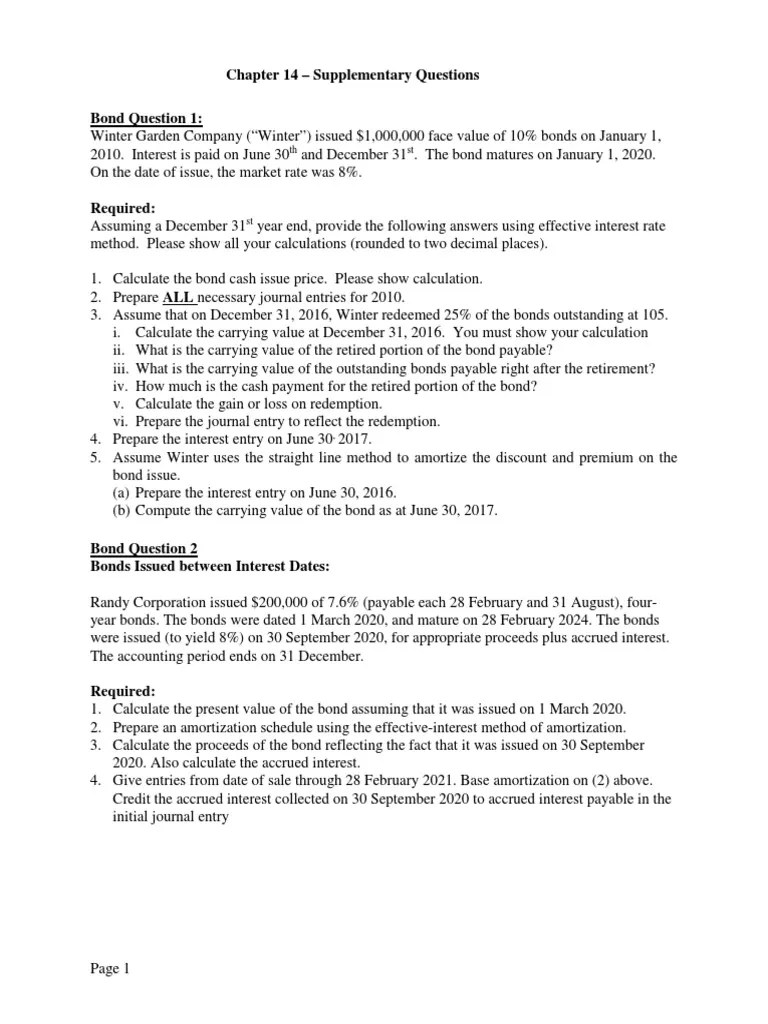 Chapter 14 Supplementary Question Pdf