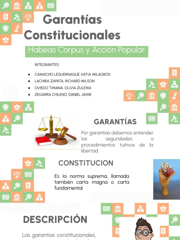 Grupo 4 Garantias Constitucionales Pdf