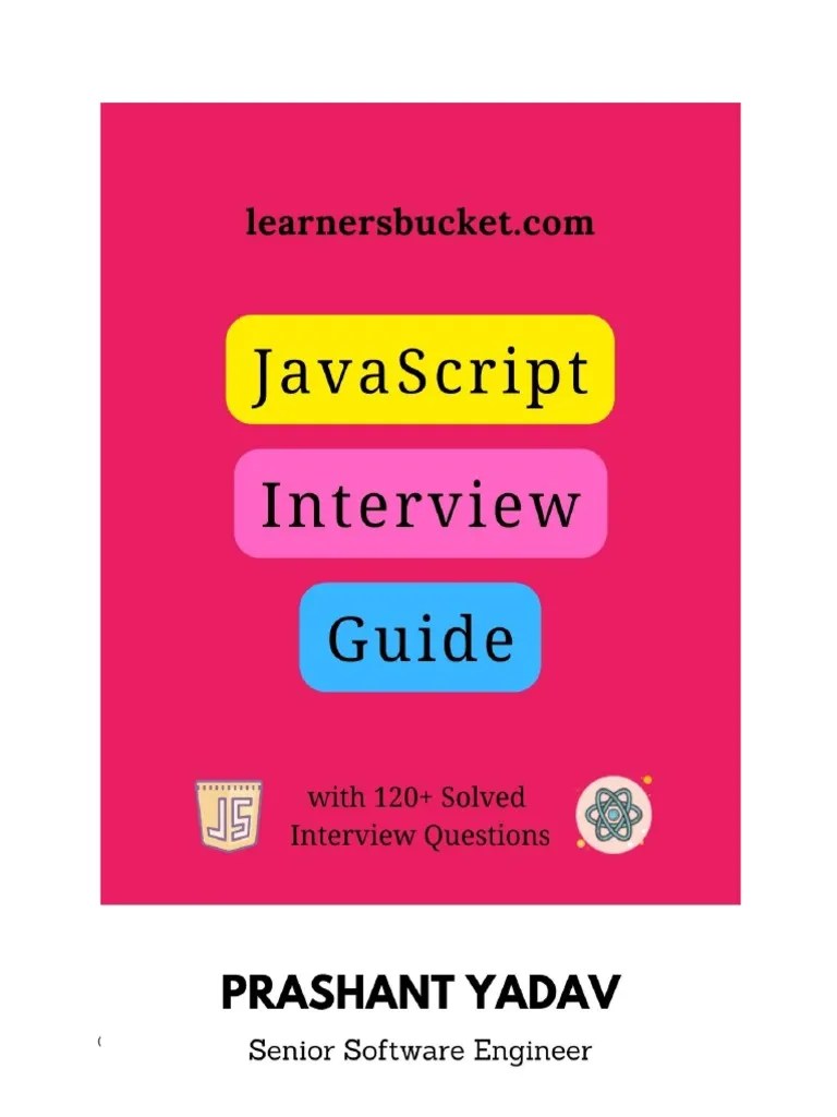 Javascript Interview Guide Pdf Scope Computer Science Java Script