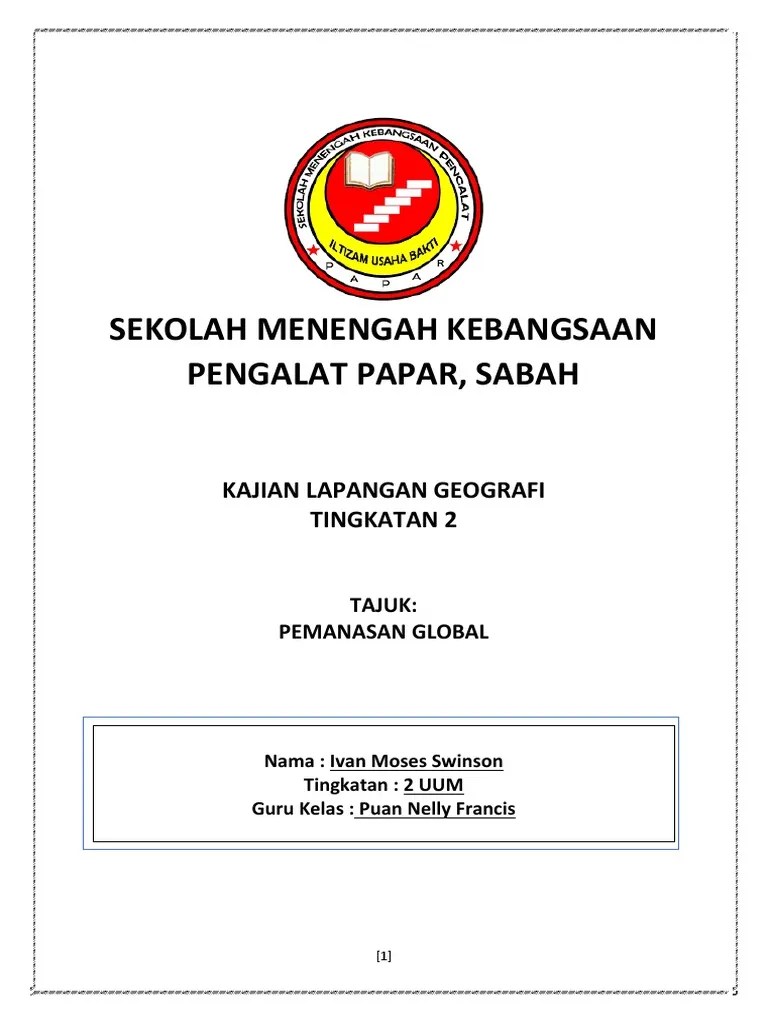 Kajian Lapangan Geografi Tingkatan 2 Pdf