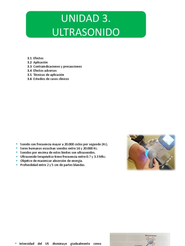Guía Completa De Ultrasonido Terapéutico Pdf Ultrasonido Sonido