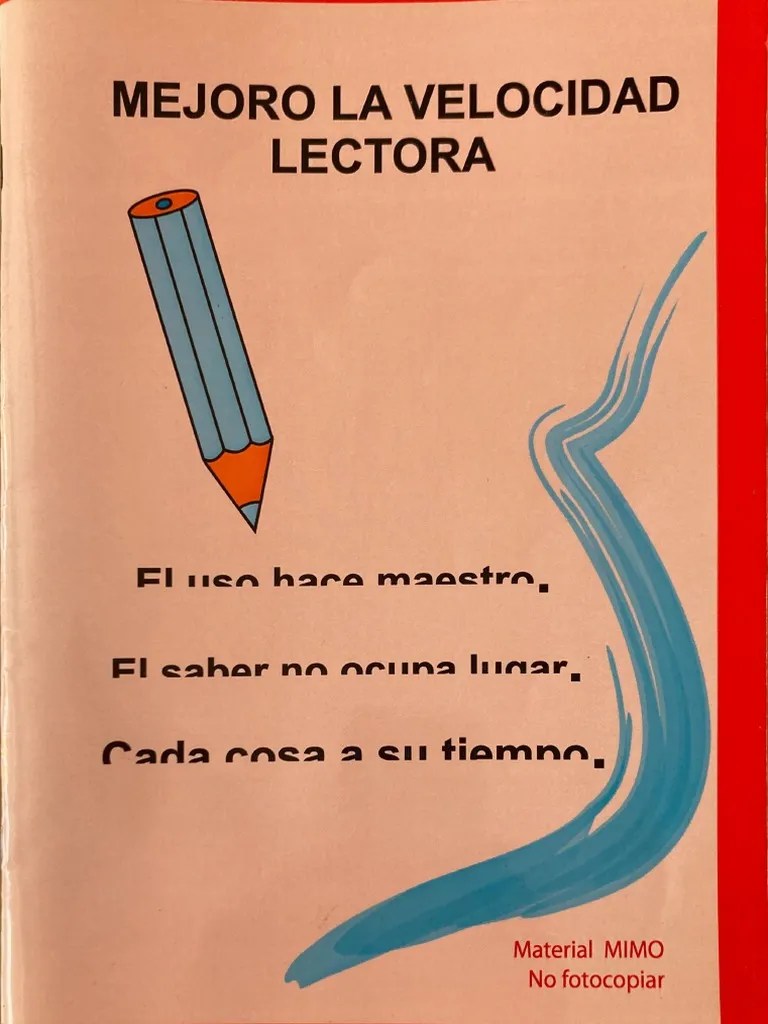 Mejoro La Velocidad Lectora Pdf