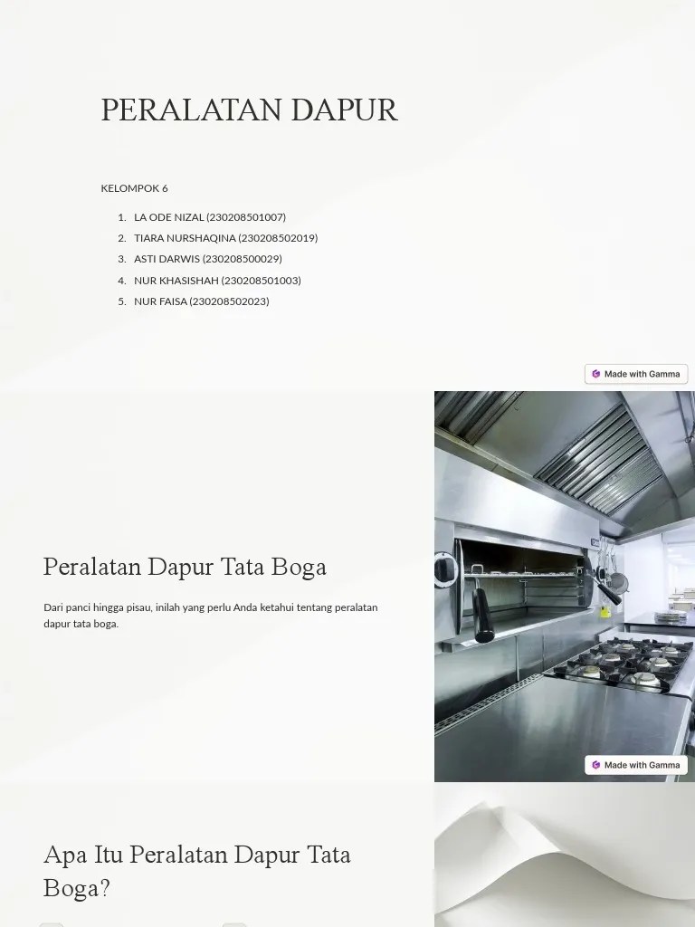 Peralatan Dapur Tata Boga Prasejarah Pdf Griya Taman