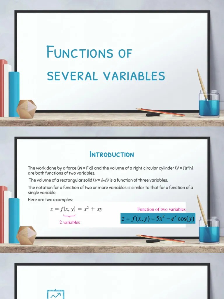 Domain And Range In Multivariable Functions Pdf Contour Line