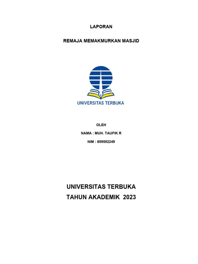 Laporan Pbk Taufik Pdf